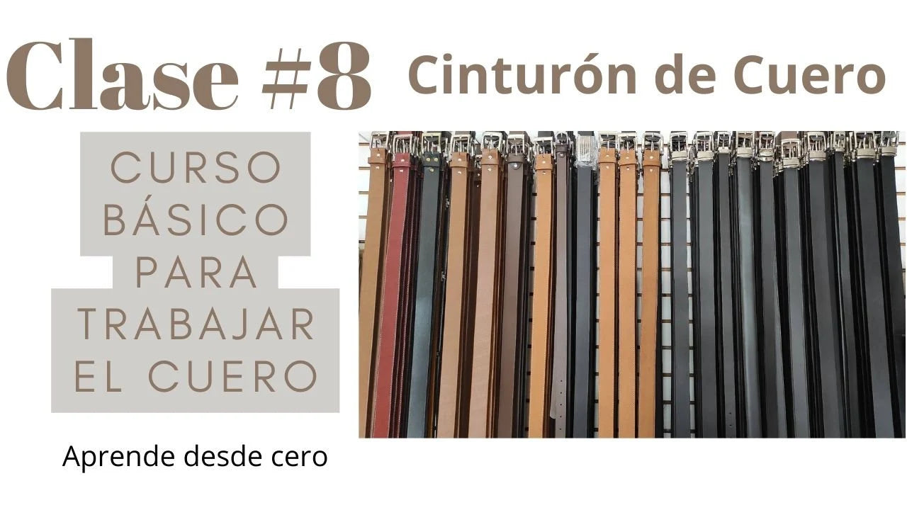 Curso básico para aprender a trabajar el cuero desde cero y 50 patrone – Tutoriales de Cuero